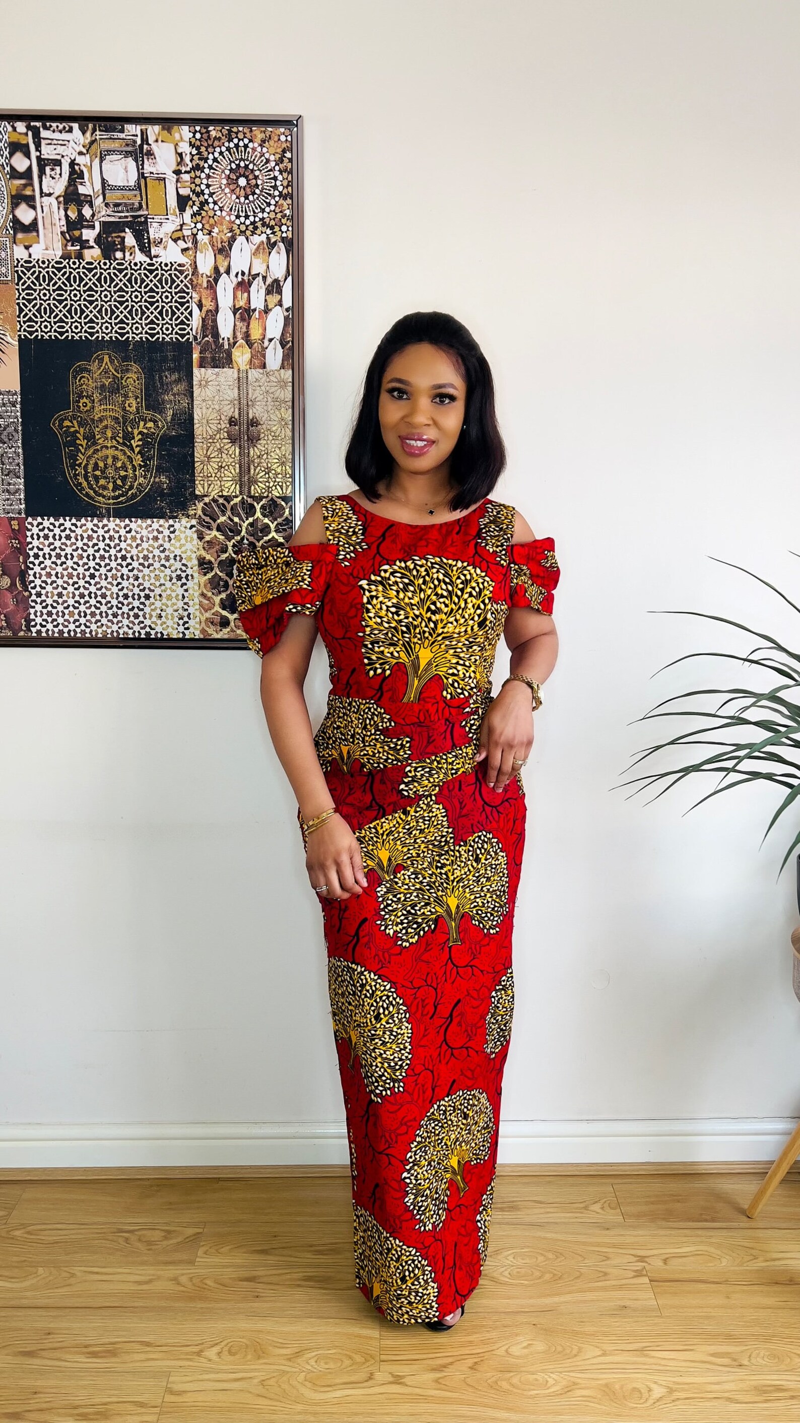 African Print Dress, Ankara Print Dress for Women, African Clothing ...