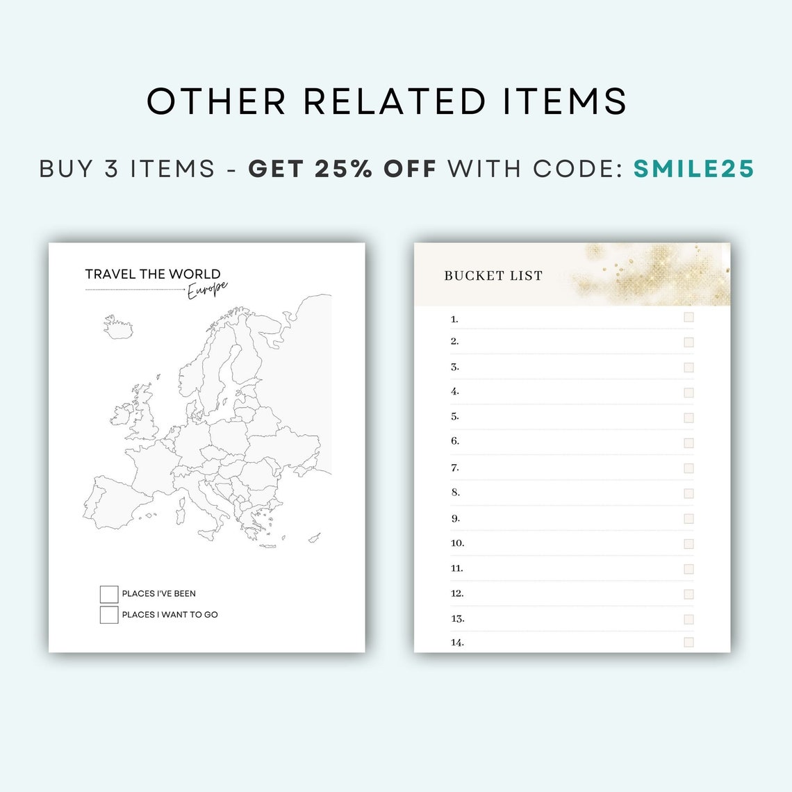 Bucket List 2024, Life Goals, Goal Setting Insert, Travel Plans, Things ...