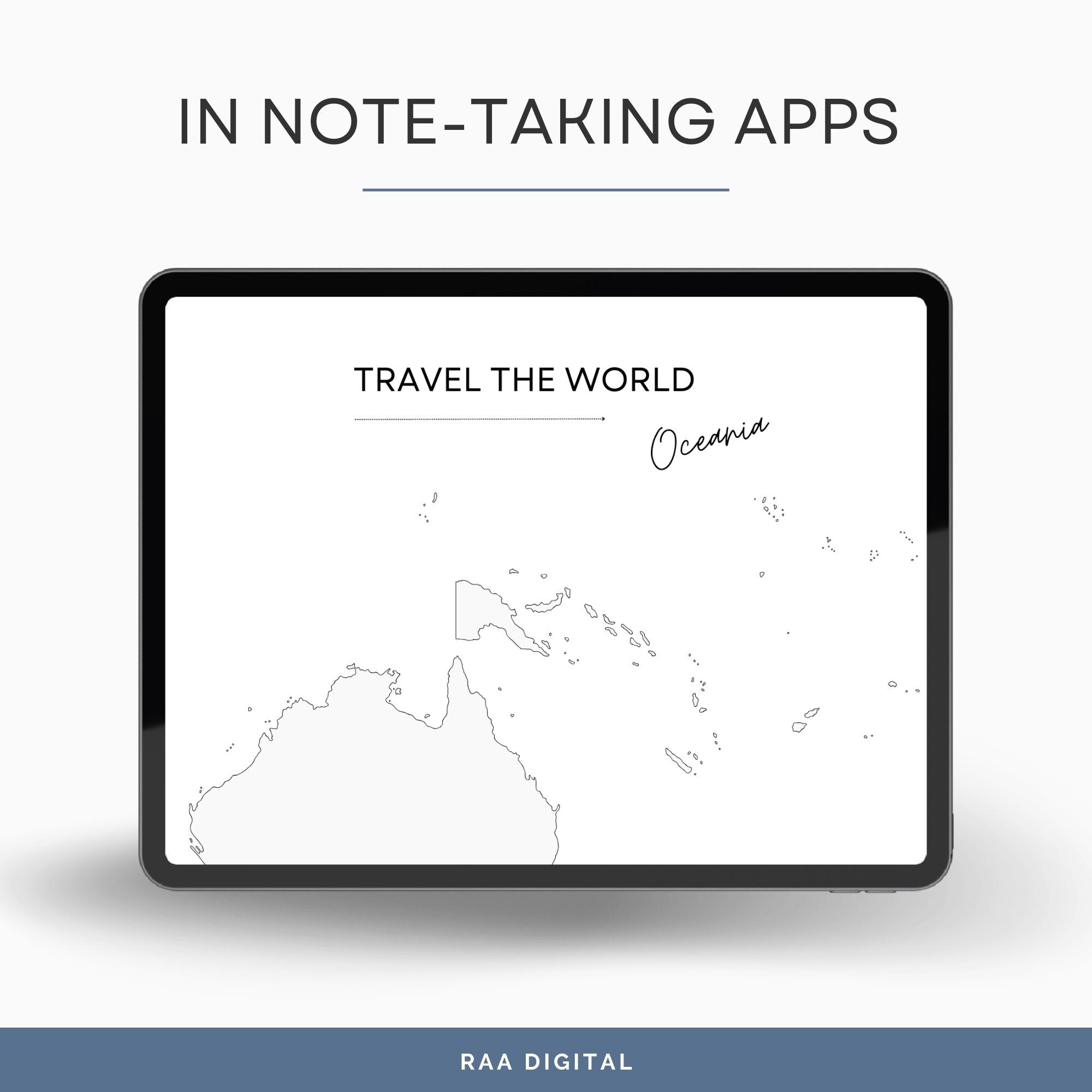 Oceania Blank Outline Map Printable, Labeled & Clear Versions of ...