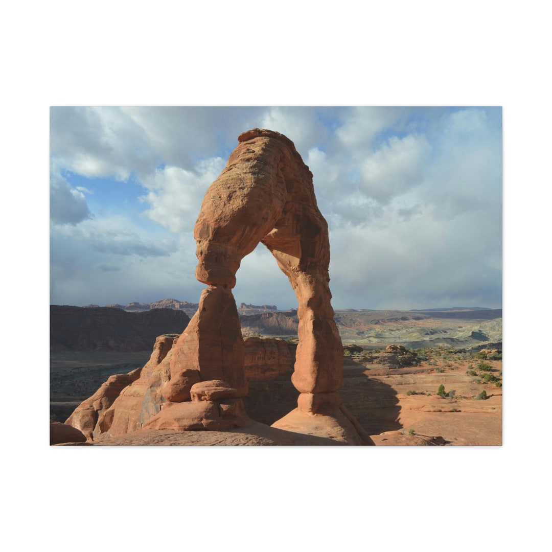 Delicate Arch Art Canvas Wall Print Arches National Park Utah Ready to ...