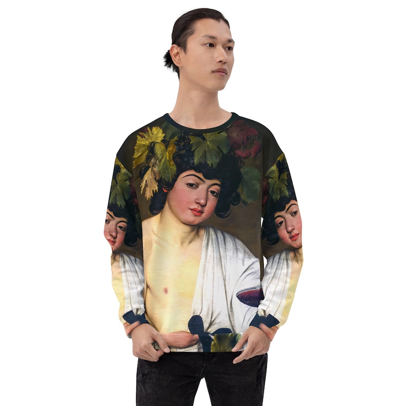 Caravaggio Bacchus Hedonism Baroque Art All Over Sweatshirt - Etsy
