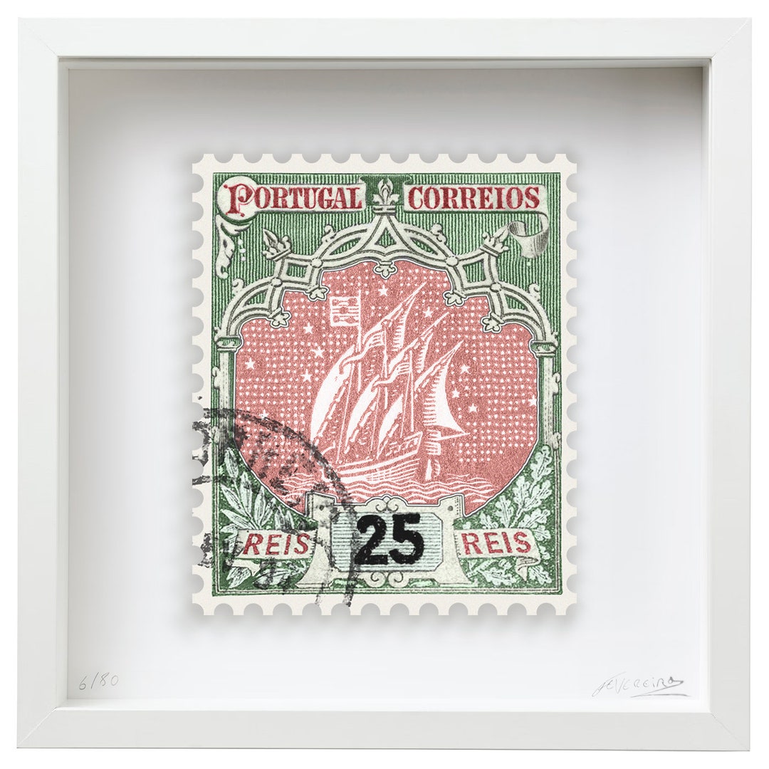 Portugal Postage Stamp Artwork Digitally Reimagined - Etsy