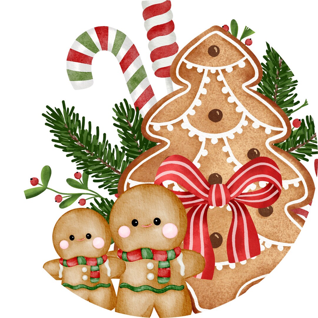 Gingerbread, Metal Wreath Sign, Door Decor, Round Wreath Sign. Now ...