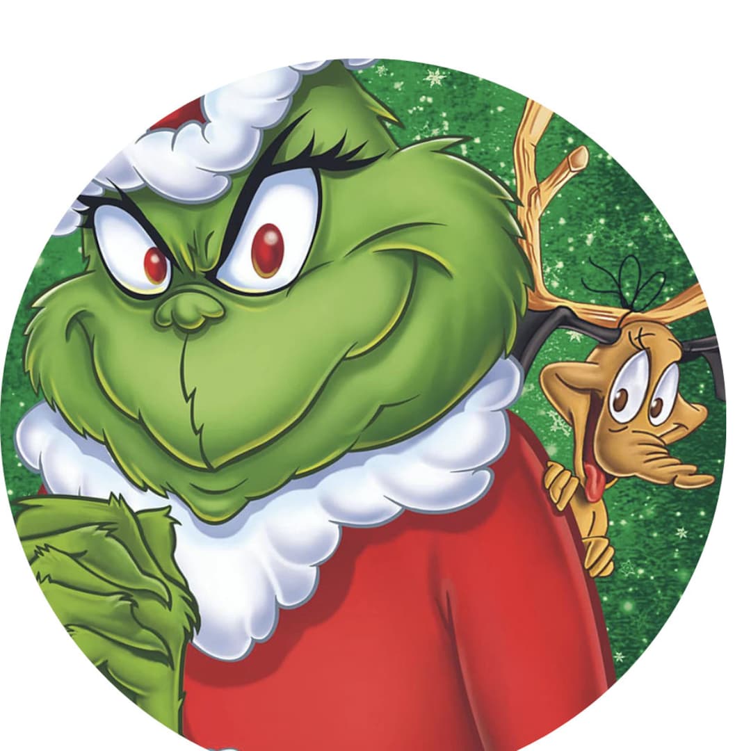 Grinch, Metal Wreath Sign, Door Decor, Round Wreath Sign. Now Taking ...