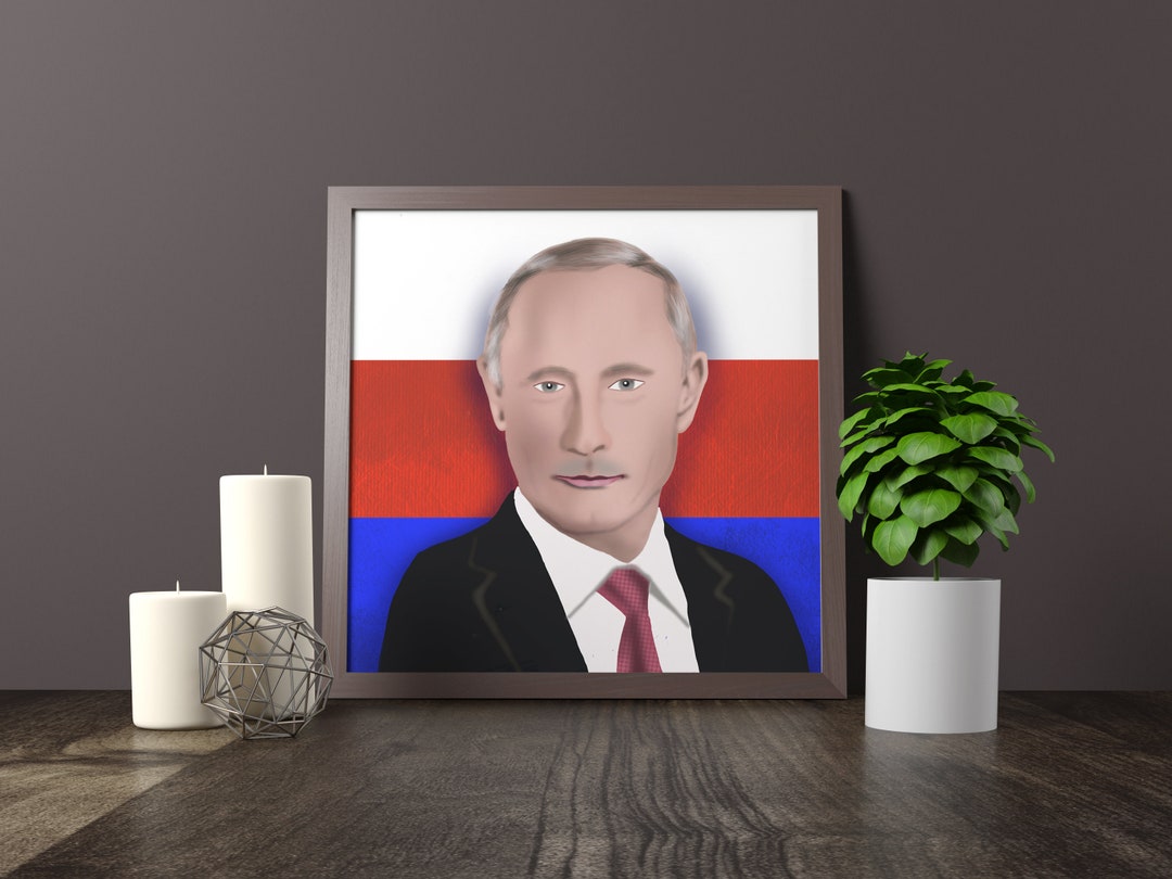 Vladimir Putin Russian President Ukraine Digital Print Instant Download ...