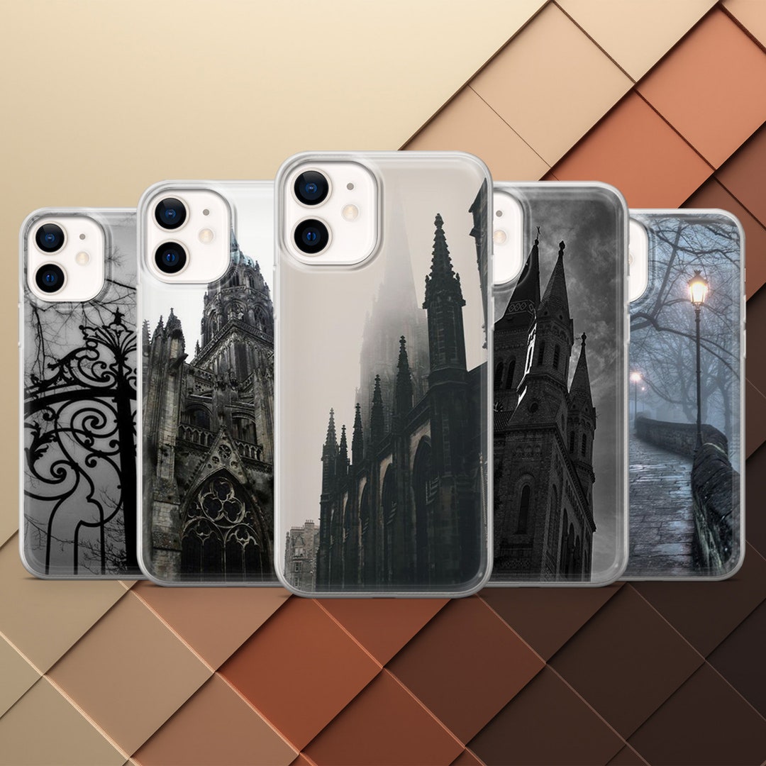 Gothic City Black Funeral Case Cover Fit for iPhone 14pro, 13, 12, 11 ...