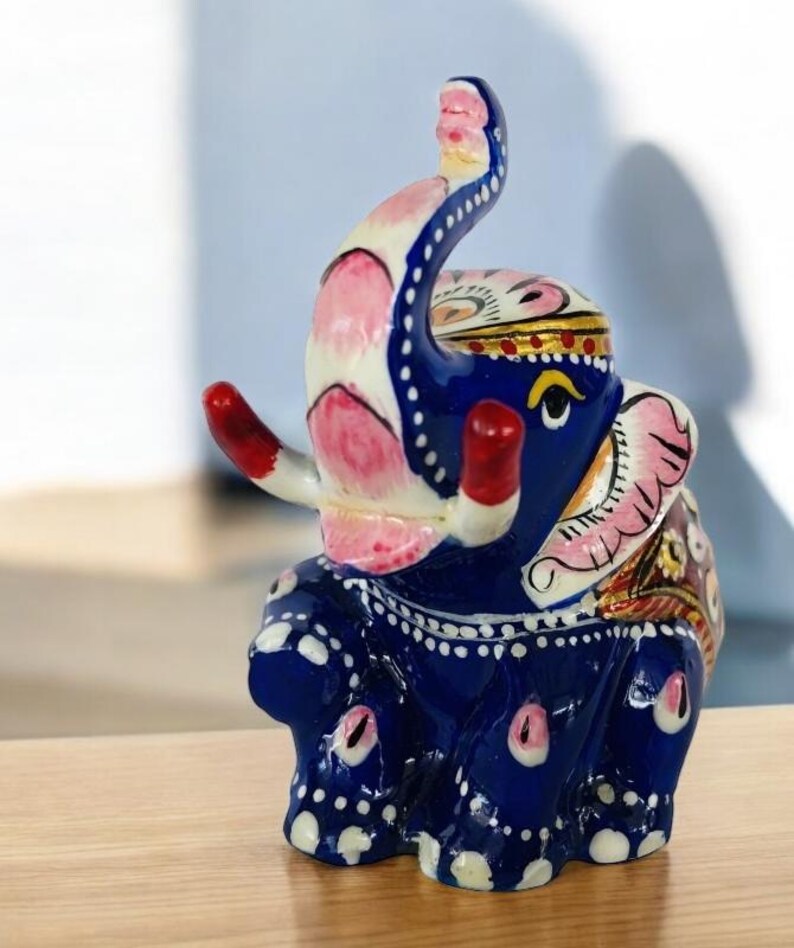 Modern Appu Elephant Statue Elephant Figurine Geometric Art Decor Good ...