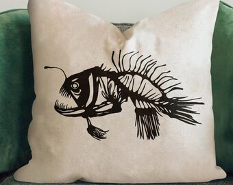 Fish Skeleton DXF and SVG Files Plasma Cutting Water Jet Laser Fishing ...