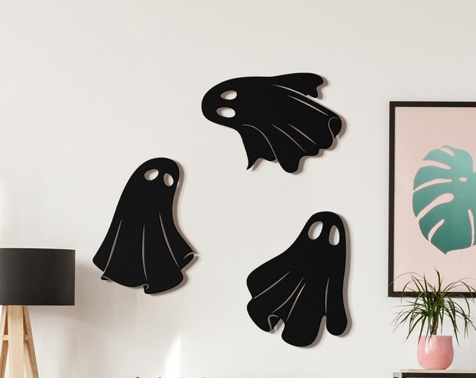 Halloween Ghosts Svg Laser Cut Files for Cricut Halloween Decor Dxf ...