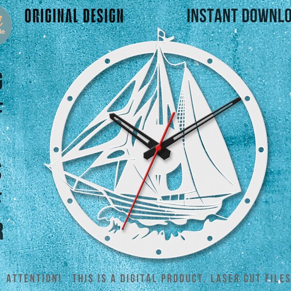 Laser Cut File Clock Face - Etsy