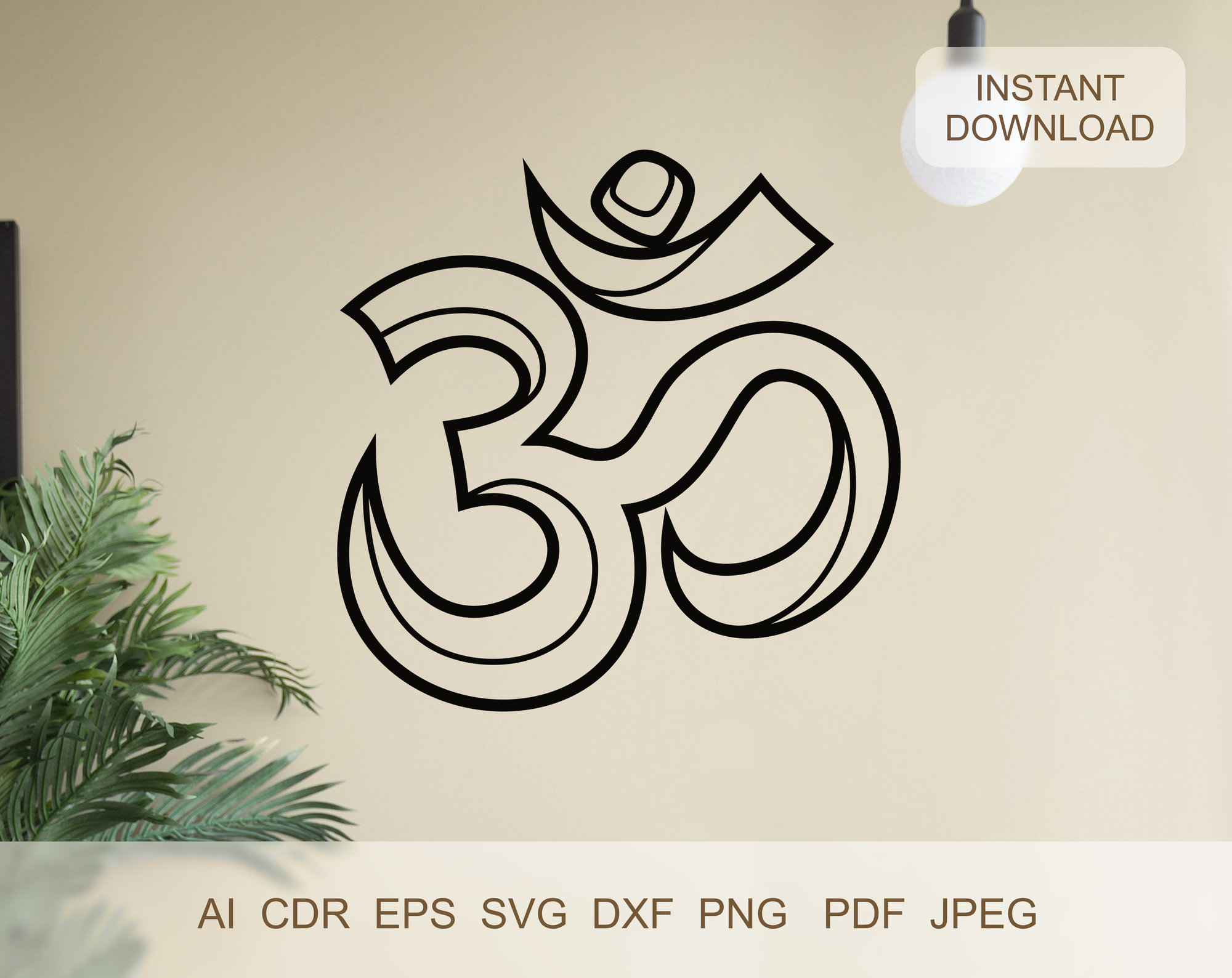 Om Sign Svg Dxf Laser Cut Files Svg Files for Cricut Yoga Dxf - Etsy ...