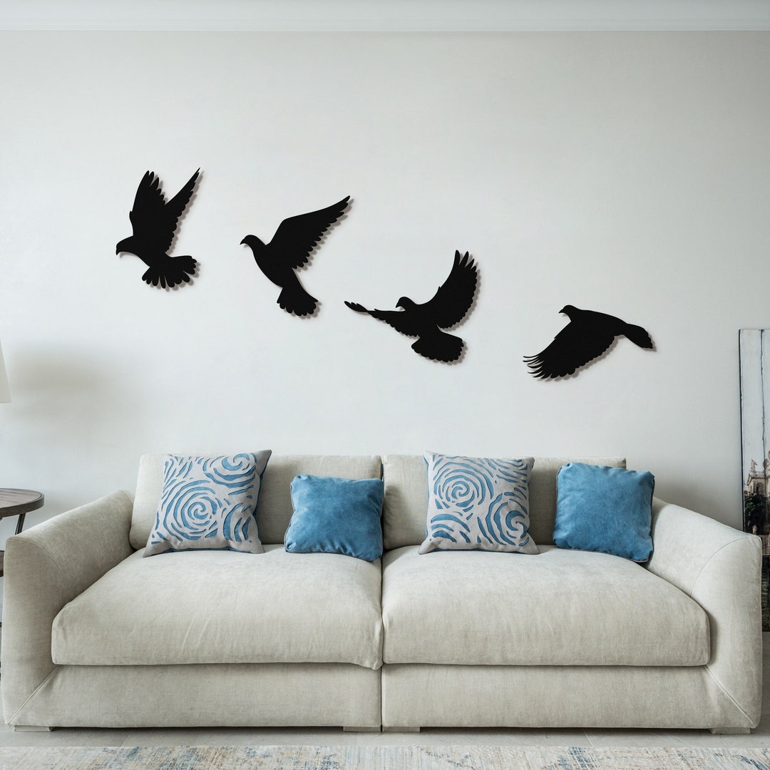 Pigeons Svg Flying Birds Dxf Laser Cut Files Svg File for Cricut Dxf ...