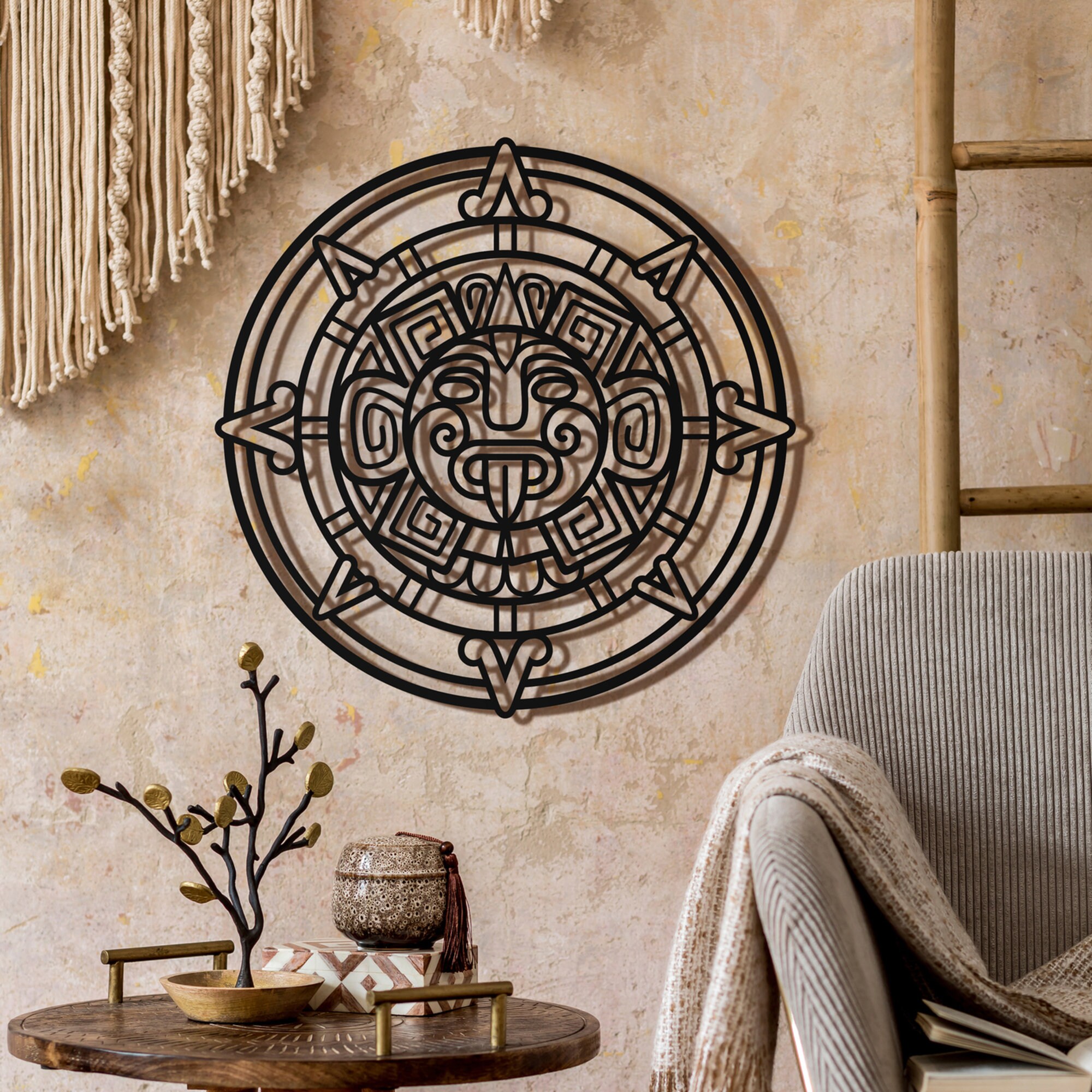 Aztec Sign Svg Dxf Laser Cut Files Svg for Cricut Aztec - Etsy Ireland