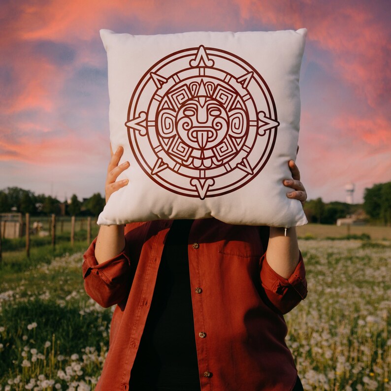 Aztec Sign Svg Dxf Laser Cut Files Svg for Cricut Aztec - Etsy