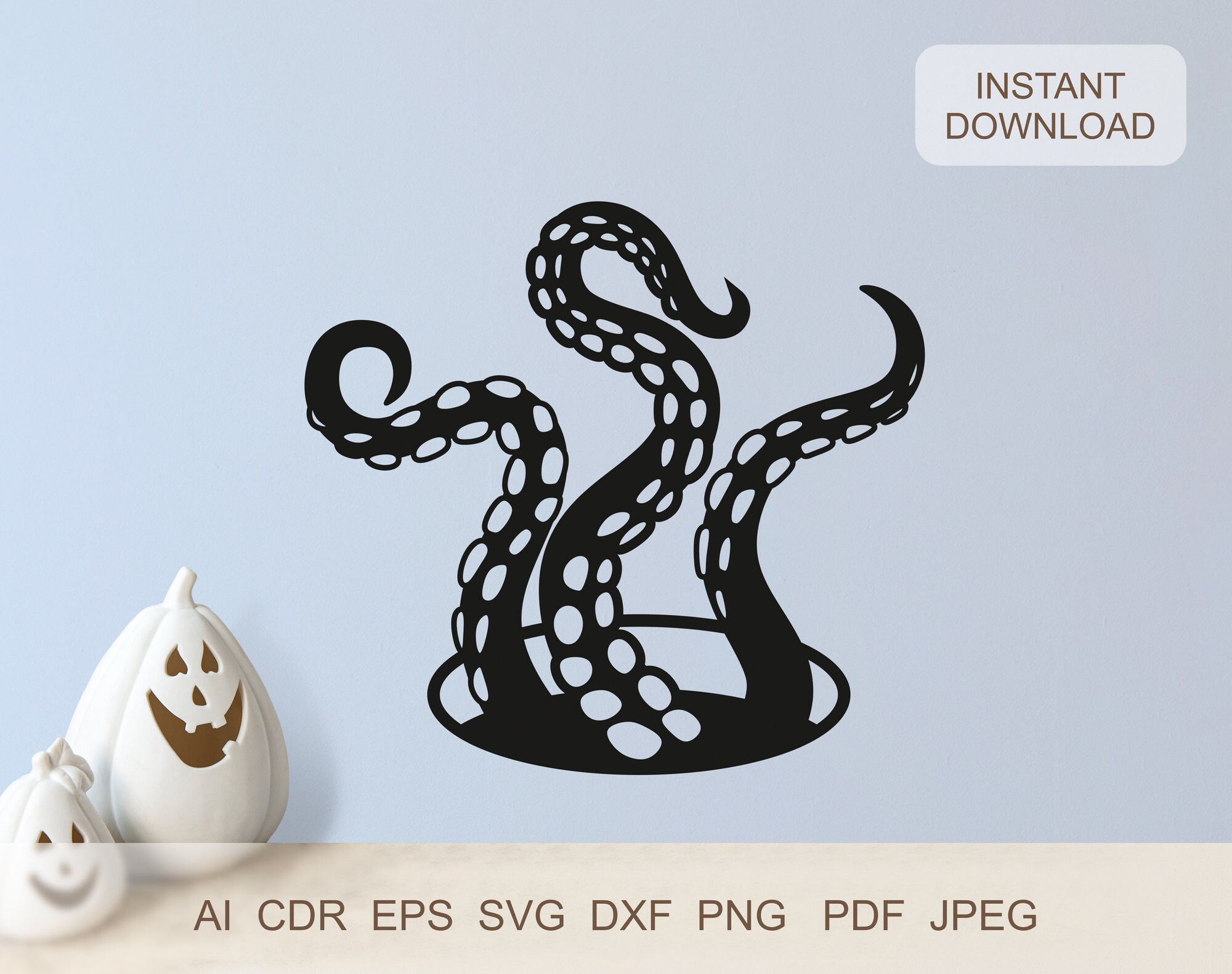 Kraken Svg Laser Cut Files DXF Files for Cricut Octopus - Etsy Ireland