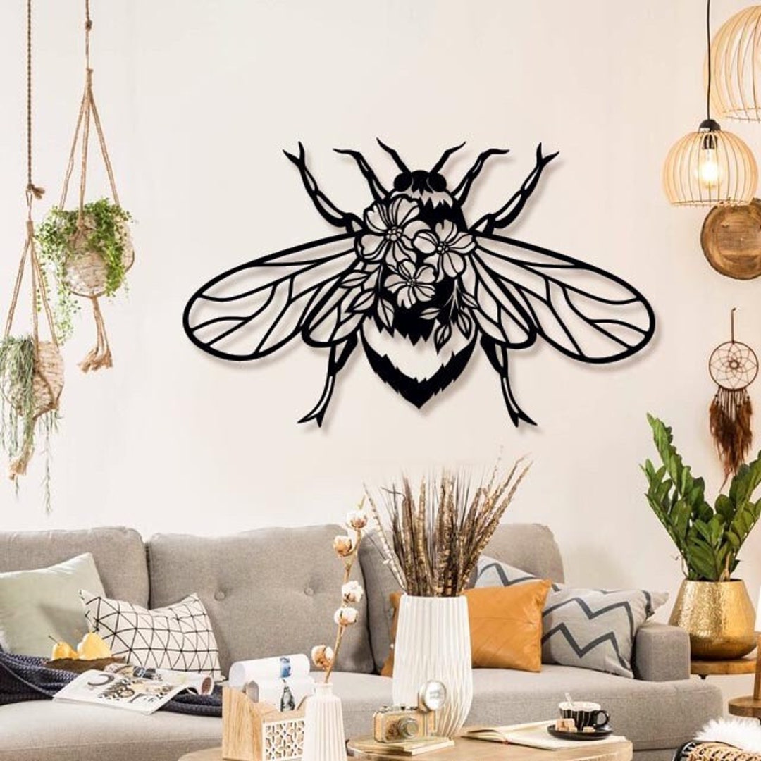 Bee DXF Laser Cut Files Bumblebee Svg Files for Cricut Digital Prints ...