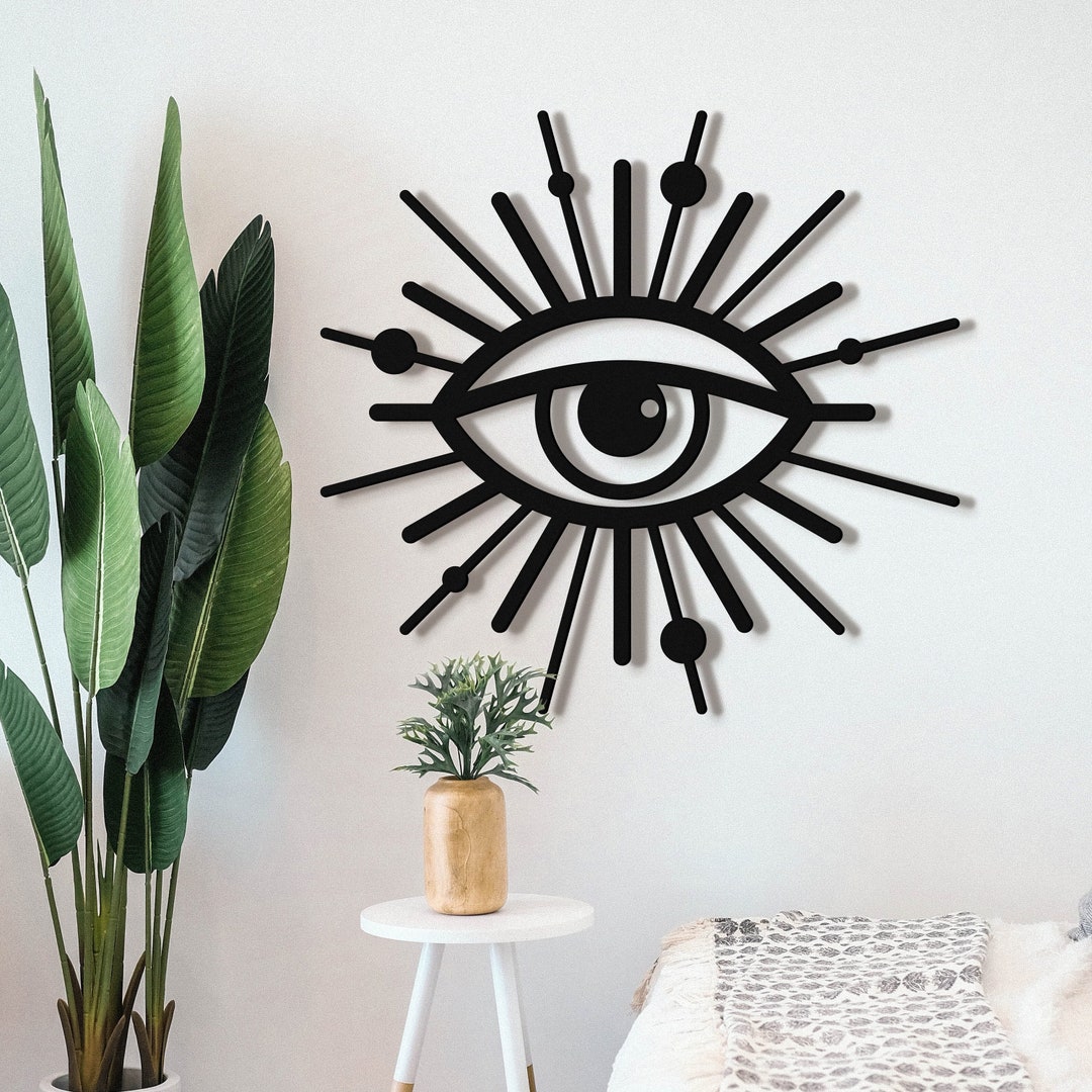 Abstract Eye Svg Dxf Laser Cut Files Mystic Wall Art Svg Files for ...