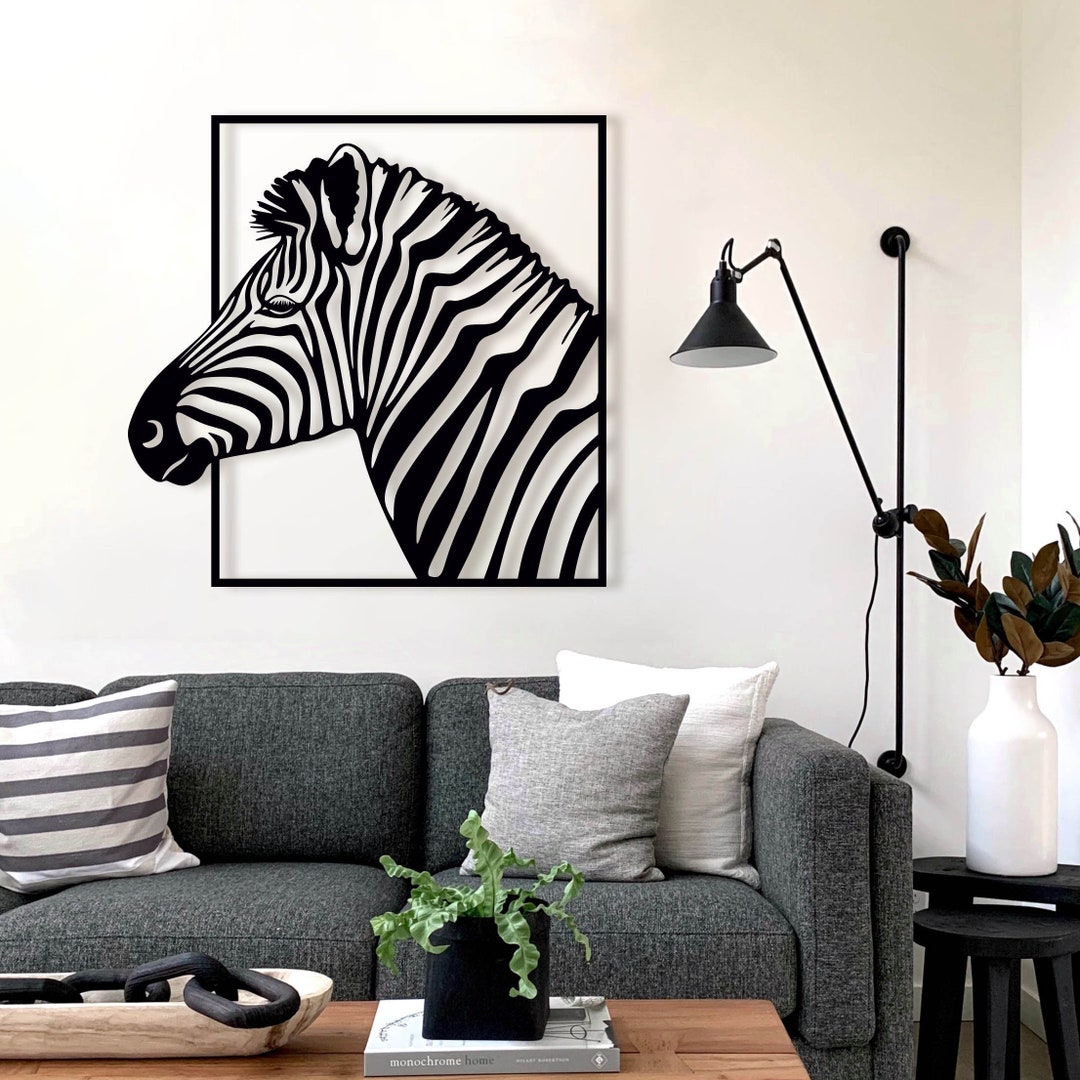 Zebra DXF Laser Cut Files Svg Files for Cricut Digital Prints Png Wall ...