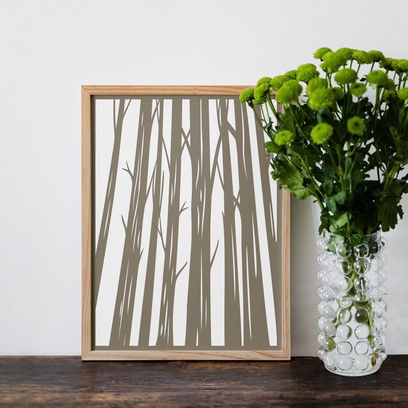 Forest DXF Laser Cut Files Trees Svg Files for Cricut Digital - Etsy