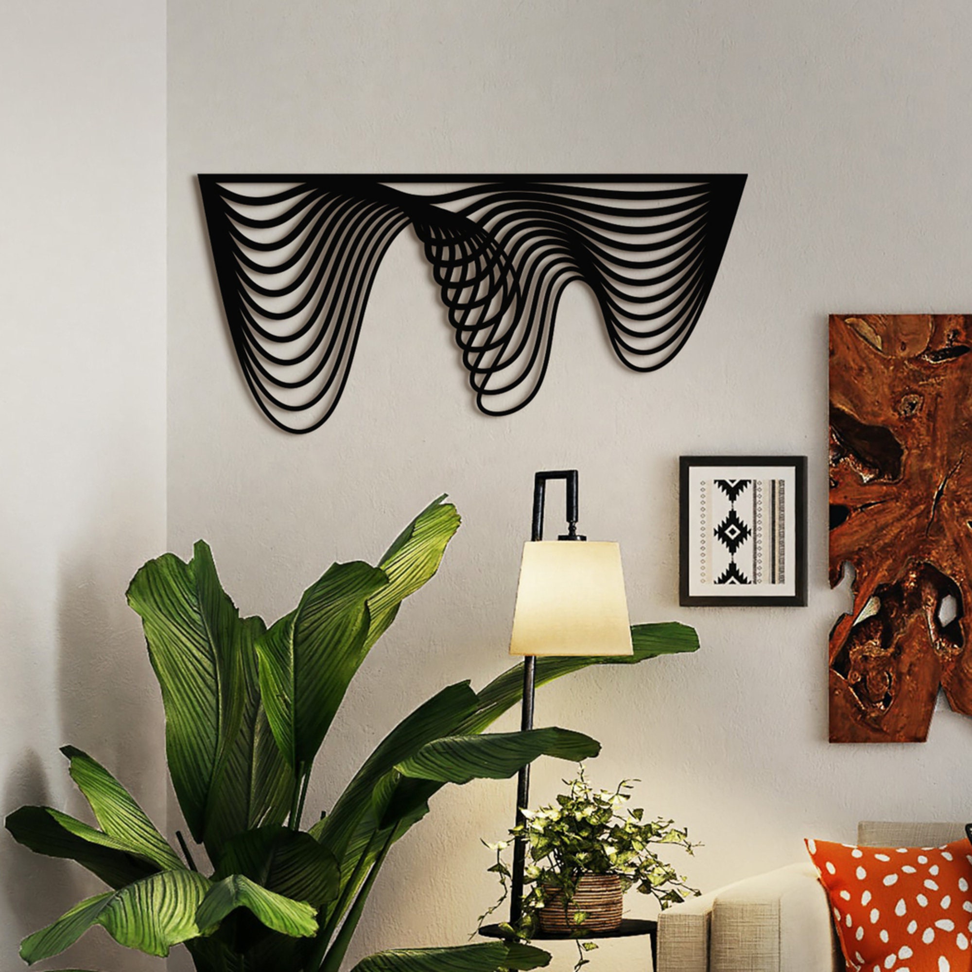 Abstract Svg Dxf Laser Cut Files Boho Abstract Wall Art Svg - Etsy