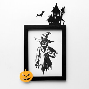 Scarecrow Bogey Svg Laser Cut Files DXF File for Cricut Digital Prints ...