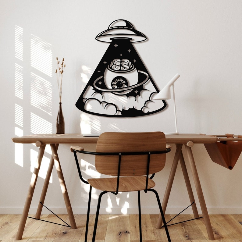 Alien Abduction Svg Dxf Laser Cut Files Flying Disc Svg Files - Etsy