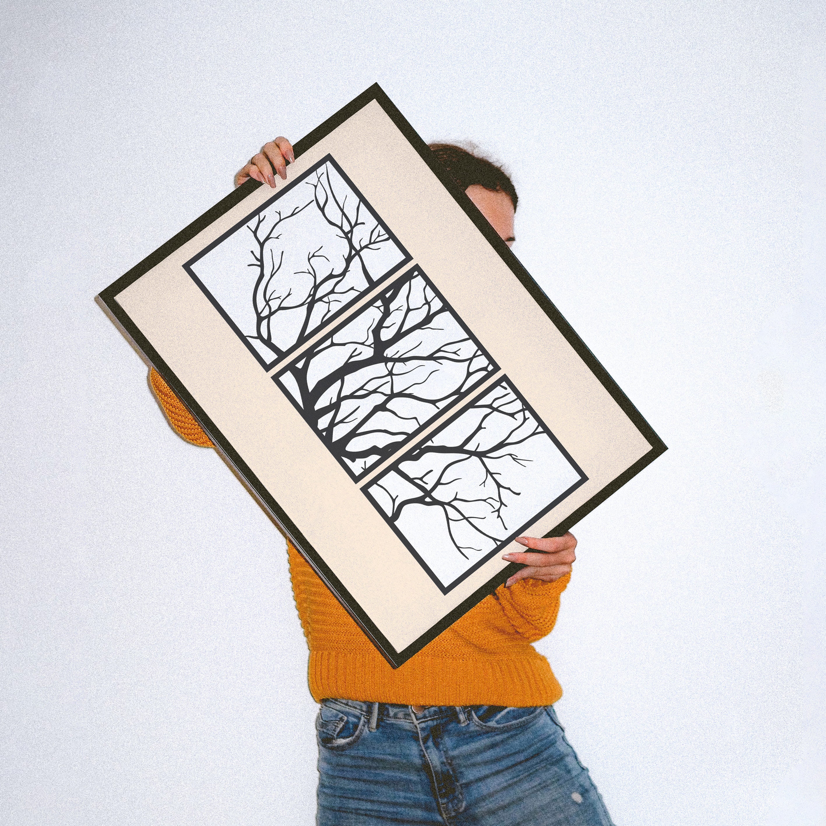 Ramas de árbol svg dxf pdf eps archivos de corte láser Archivo - Etsy ...