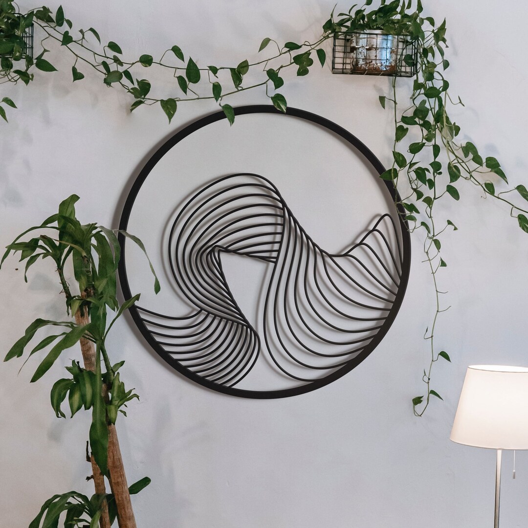 Buy Abstract SVG DXF Laser Cut Files Svg Files for Cricut Metal Wall ...
