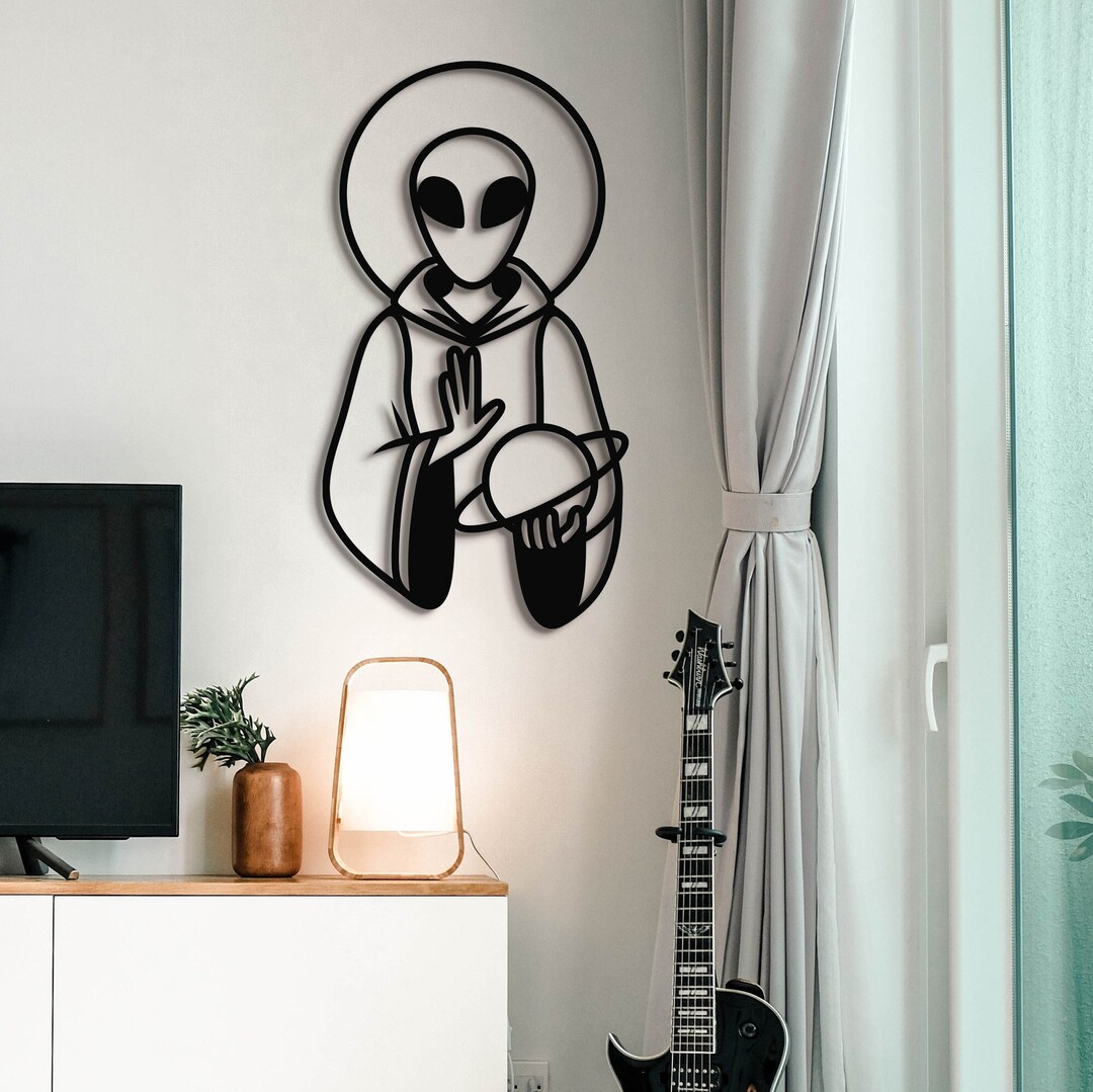 Alien Showing Middle Finger Svg DXF Laser Cut Files Svg Files for ...