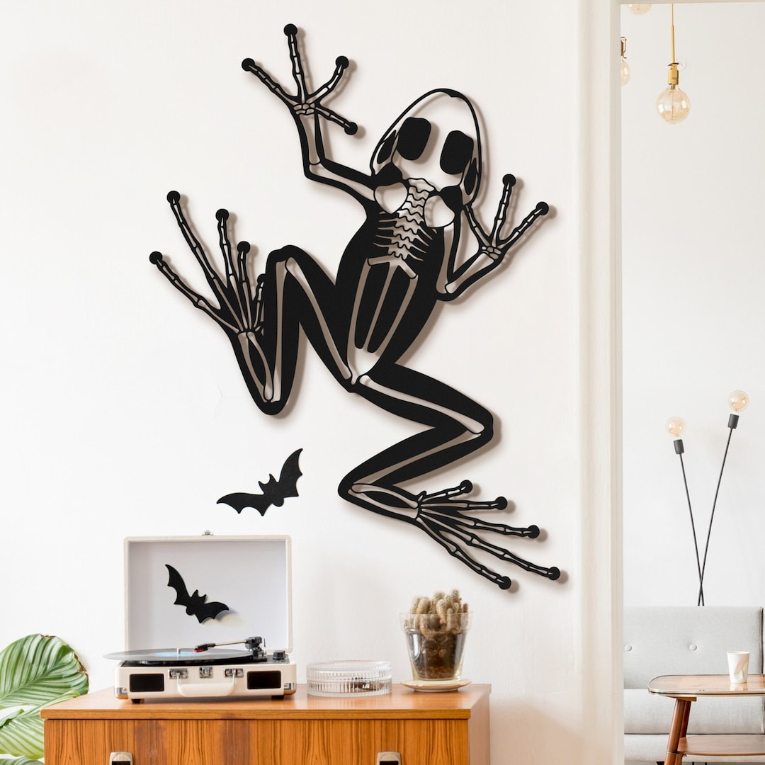 Frog Skeleton Svg Dxf Laser Cut Files Toad Svg Files for Cricut Dxf for ...