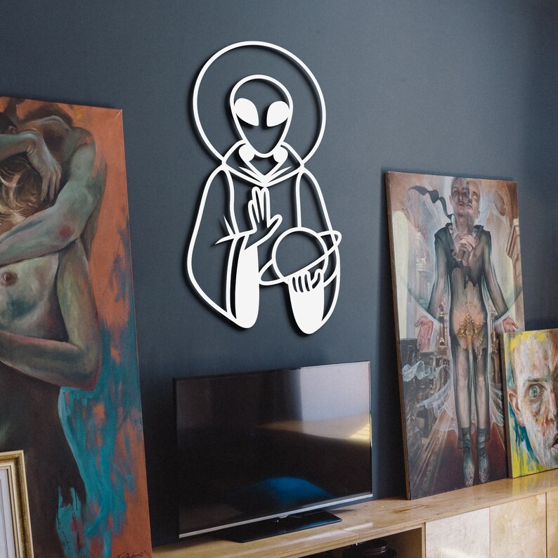 Alien Showing Middle Finger Svg DXF Laser Cut Files Svg Files - Etsy ...