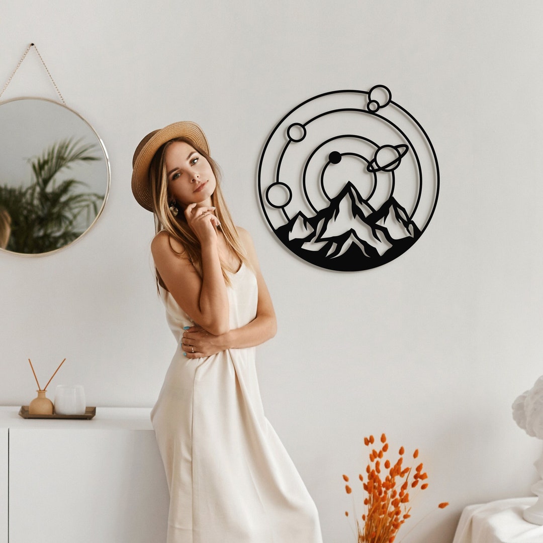 Mountain Svg Dxf Laser Cut Files Mountains Wall Art Svg Files for ...