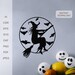 Witch Svg Dxf Laser Cut Files Svg File for Cricut Halloween Wall Art ...