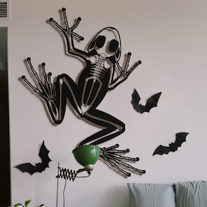 Frog Skeleton Svg Dxf Laser Cut Files Toad Svg Files for Cricut Dxf for ...