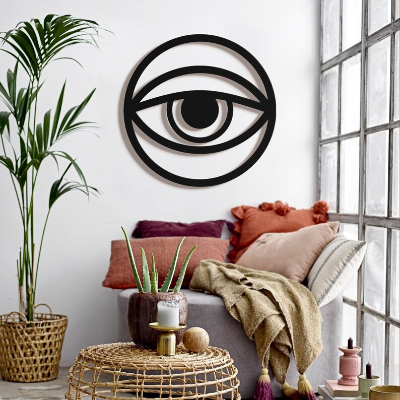 Abstract Eye Svg Dxf Laser Cut Files Mystic Wall Art Svg Files - Etsy