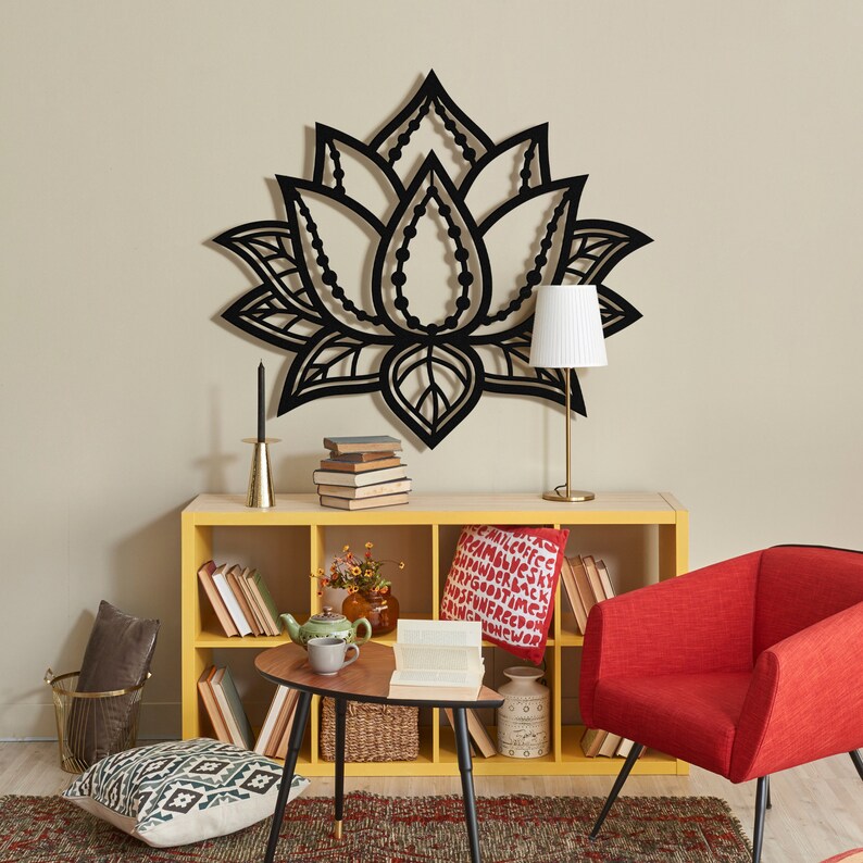 Lotus Flower DXF Laser Cut Files Lotus Mandala Svg Files for - Etsy