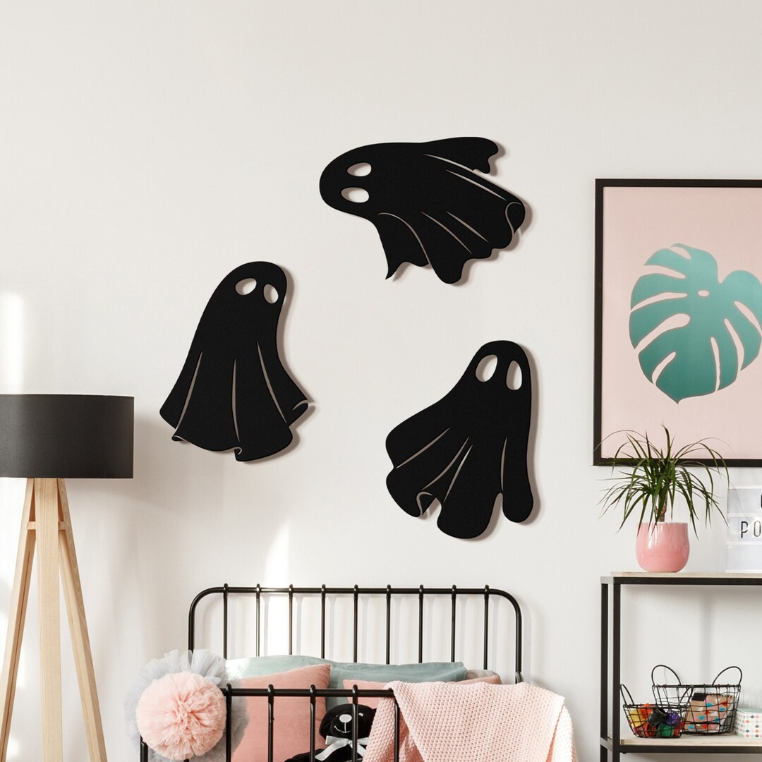 Halloween Ghosts Svg Laser Cut Files for Cricut Halloween Decor Dxf ...