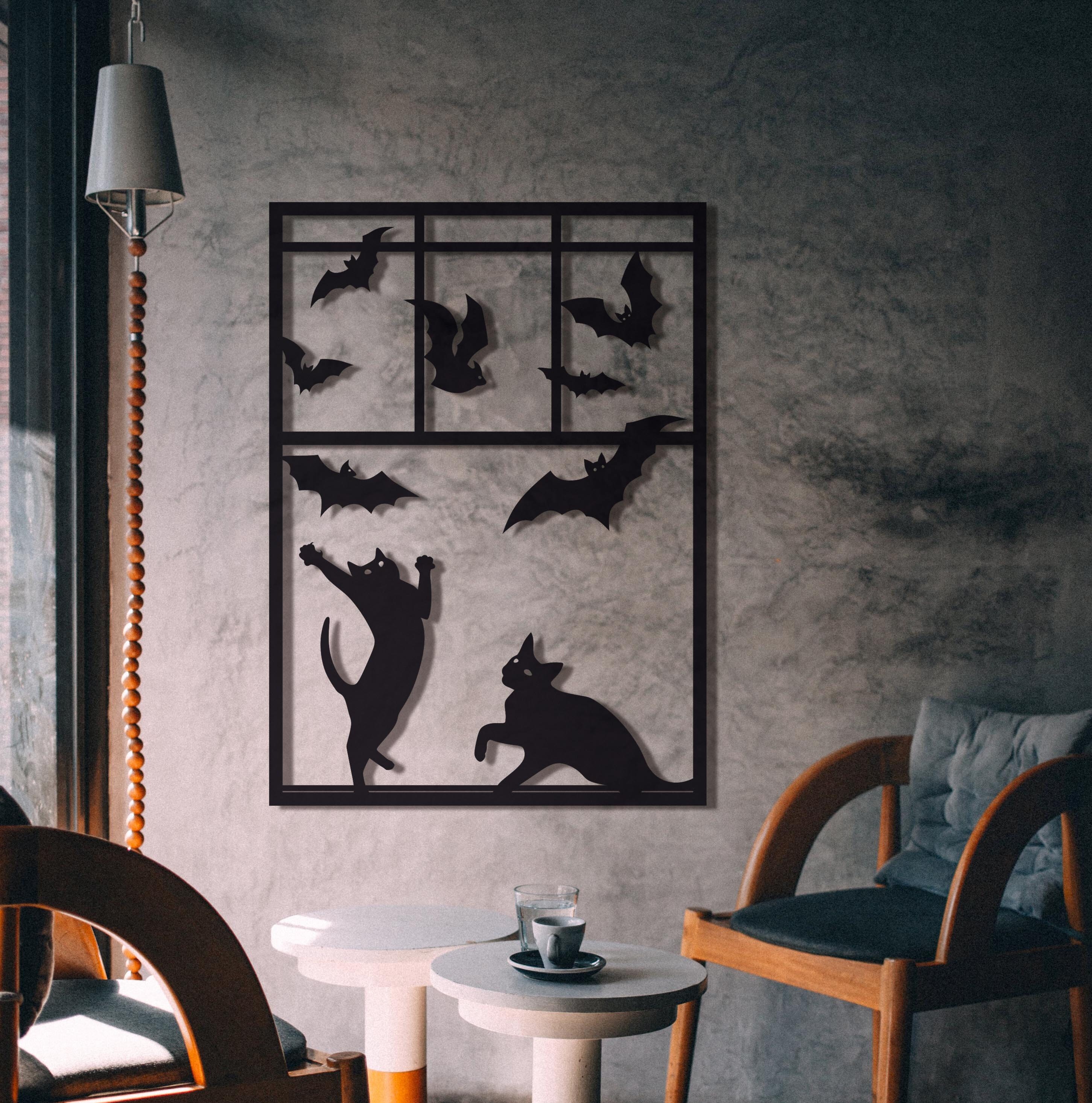 Bats DXF Laser Cut Files Cats SVG Files for Cricut Digital - Etsy Hong Kong