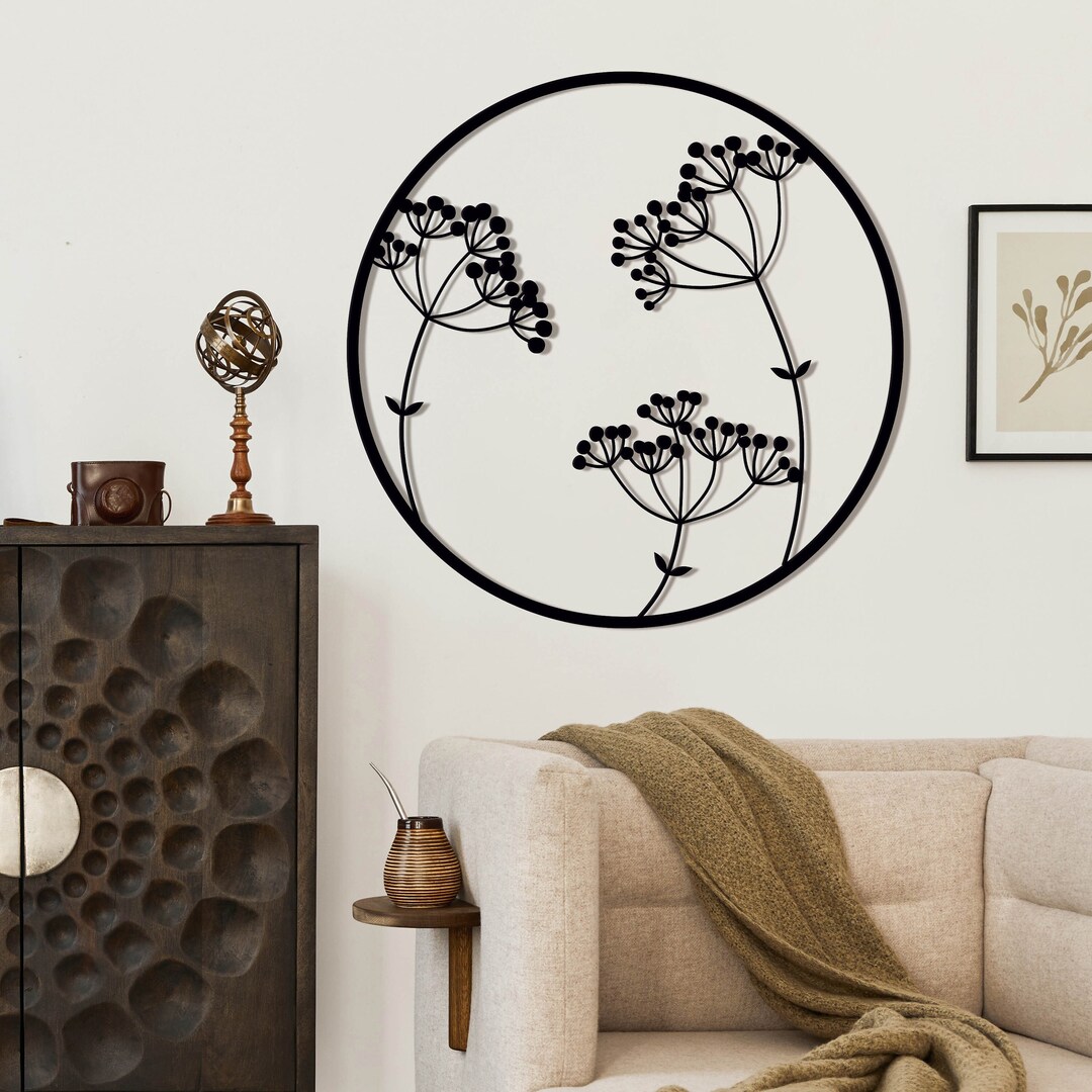 Wildflowers Svg Dxf Pdf Laser Cut Files Svg File for Cricut Wall Art ...