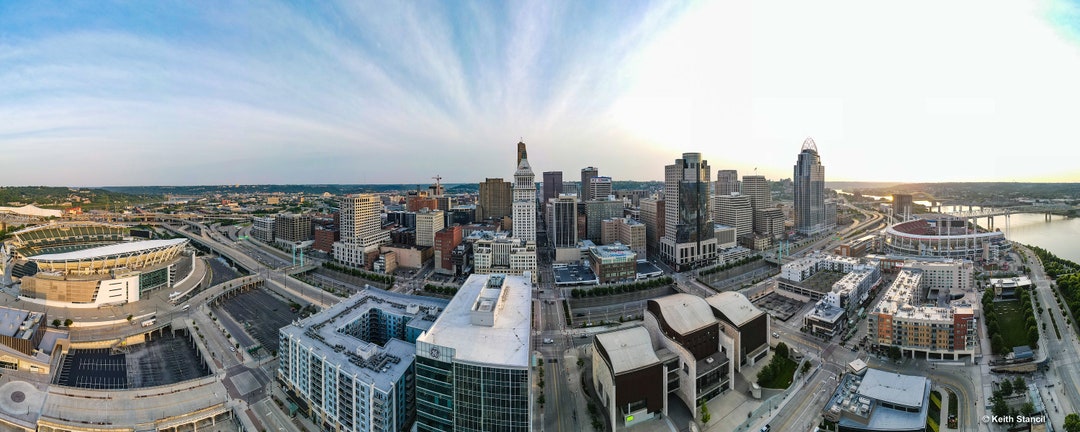 Downtown Cincinnati Panorama - Etsy
