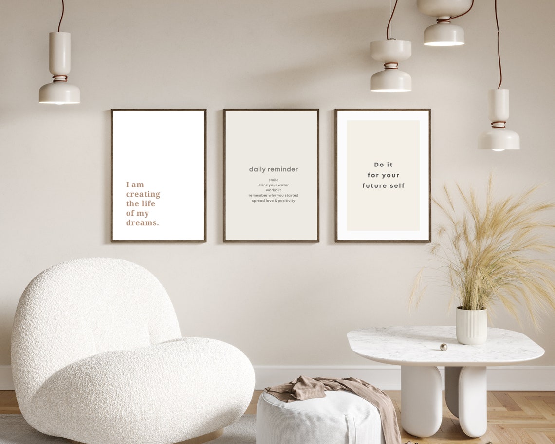 Motivational Poster Bundle Office Wall Decor Wall Art Printable JPG ...