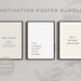 Motivational Poster Bundle Office Wall Decor Wall Art Printable JPG ...