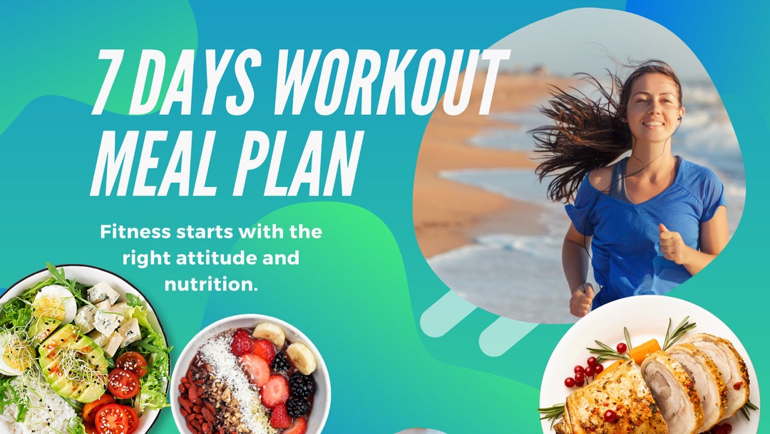 7 Days Workout Meal Plan for Muscle Gain Digital Download,instant Download,fitness Meal Plan ...