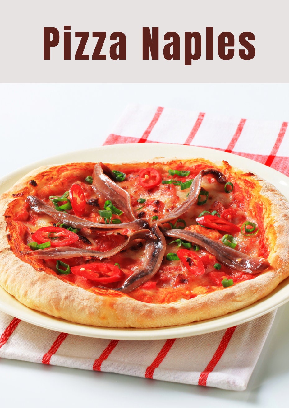 Pizza Naples Digital Recipe,italian Recipes,pizza Dough,single ...
