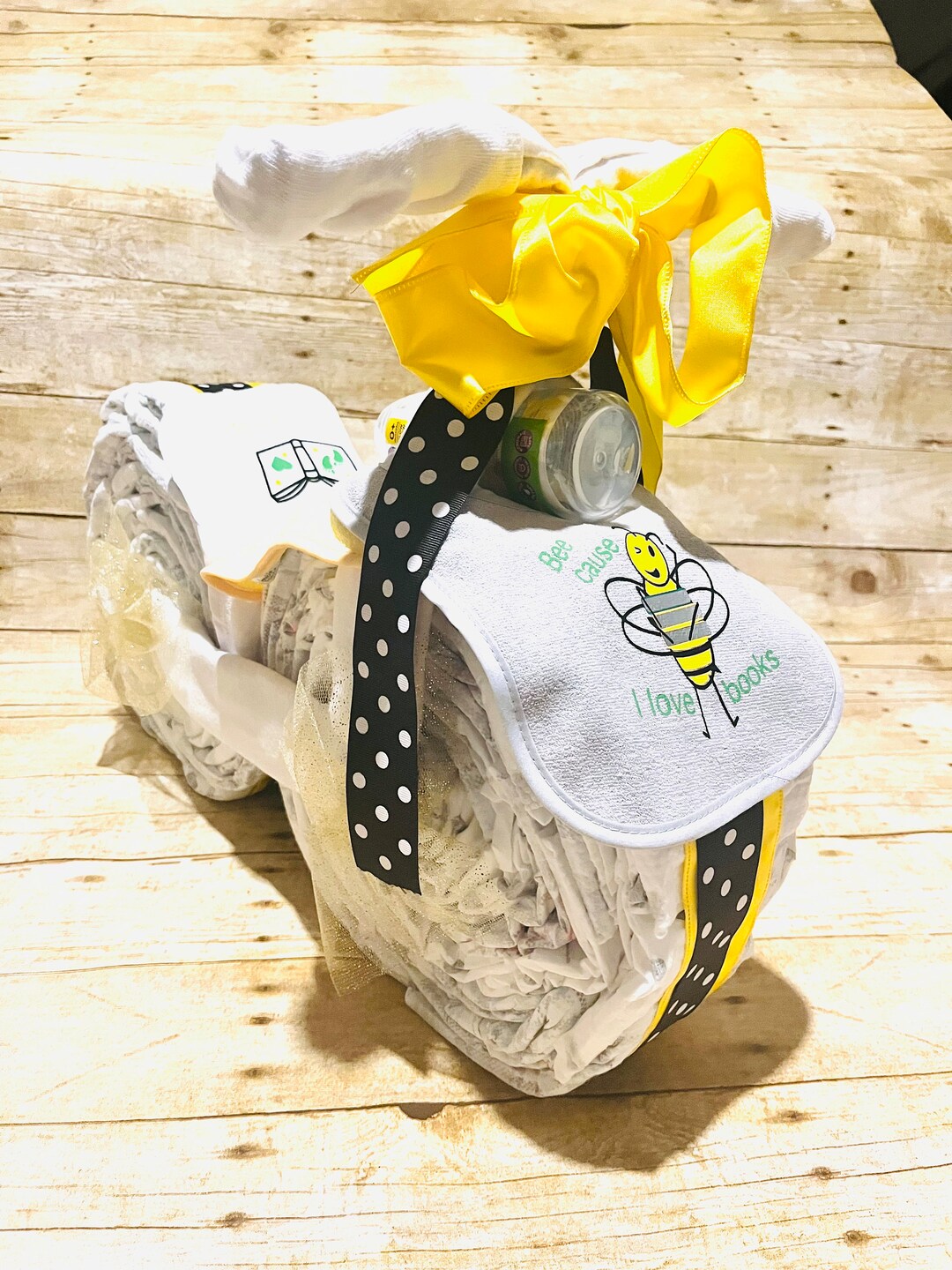 Motorcycle Diaper Cake - Etsy