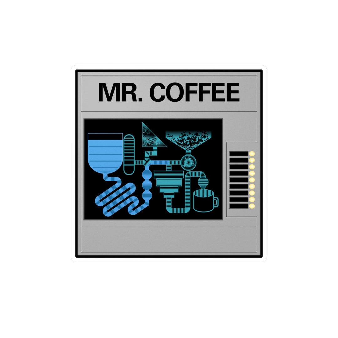 Mr. Coffee - Spaceballs Themed Kiss-cut Vinyl Decals - Etsy