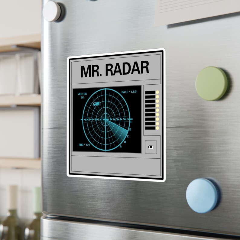 Mr. Radar - Spaceballs Themed Kiss-cut Vinyl Decals - Etsy