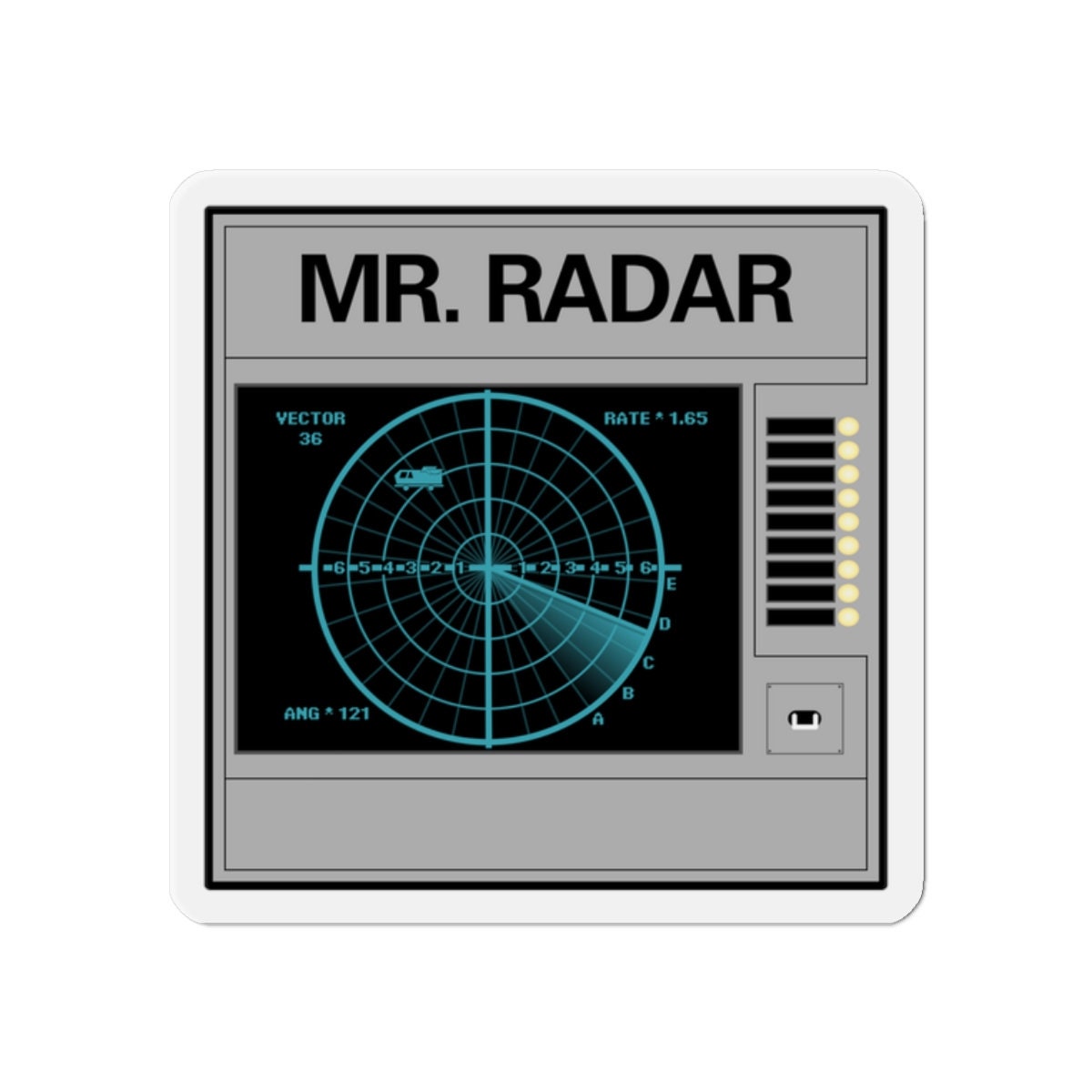 Mr. Radar - Spaceballs Themed Die-cut Magnets - Etsy