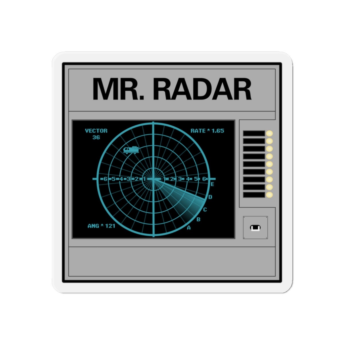 Mr. Radar - Spaceballs Themed Die-cut Magnets - Etsy