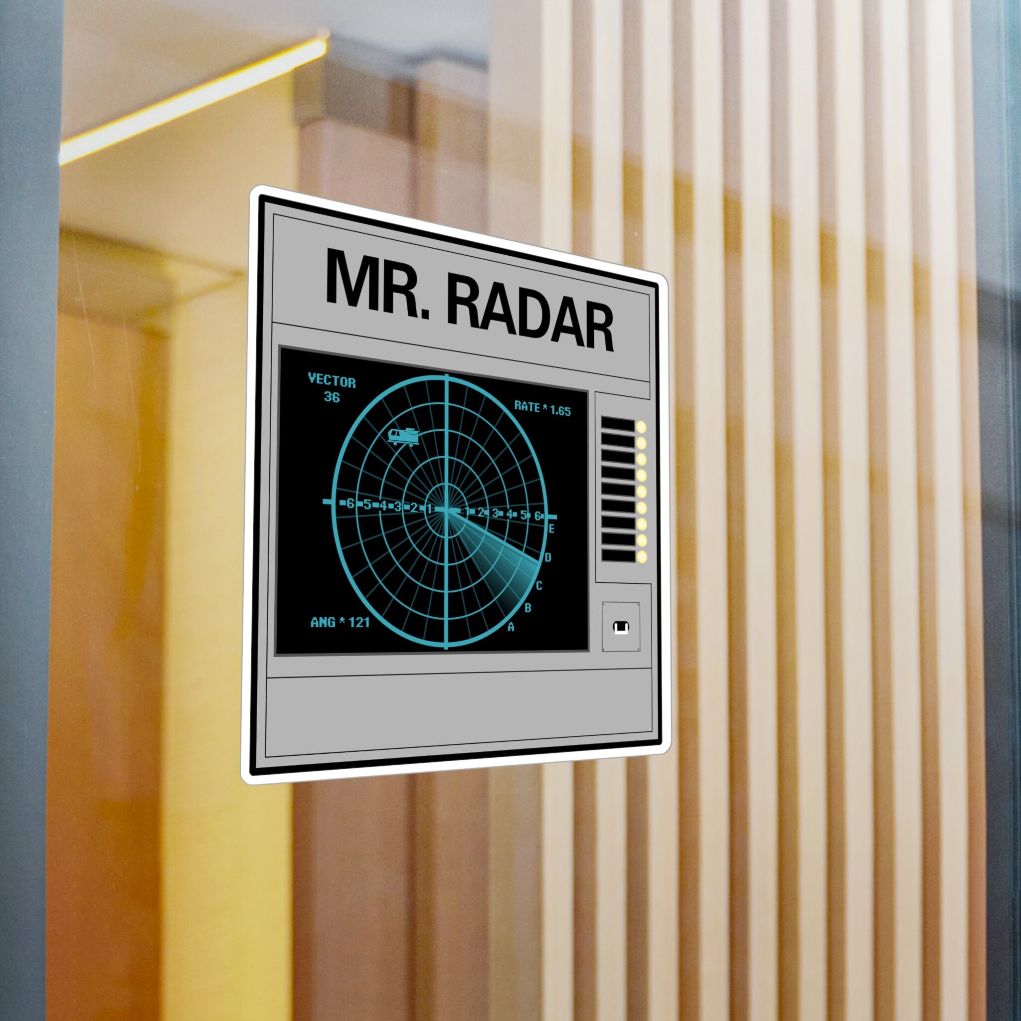 Mr. Radar - Spaceballs Themed Kiss-cut Vinyl Decals - Etsy